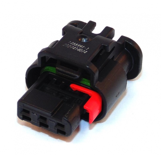 3 Way TE Connectivity MCON Female 1.2mm(.047) Black Code A ...