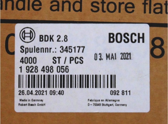Bosch BDK 2.8 Female Terminal 0.5-1.0mm² (Full Reel of 4000pcs ...