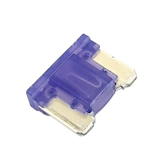 Bosch Low Profile Mini Fuse 3A 58V Violet - automotiveconnectors.com