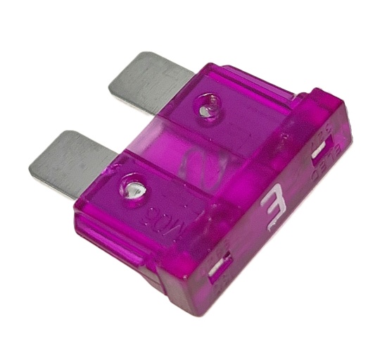 Bosch Standard Flat Connection Fuse 3A Violet - automotiveconnectors.com