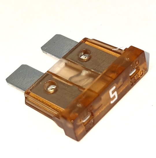 Bosch Standard Flat Connection Fuse 5A Beige - automotiveconnectors.com