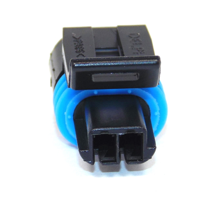 2 Way Delphi 150.2 Series Connector Female Black - automotiveconnectors.com