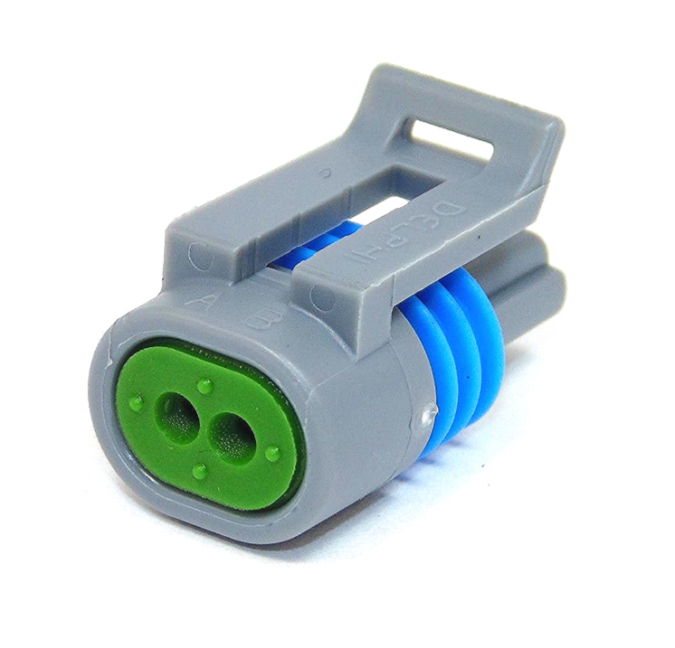 2 Way Delphi 150.2 Series Connector Female Gry - automotiveconnectors.com