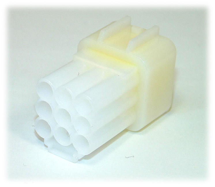 9 Way Yazaki YL Series Connector Kit Male, inc. terminals and seals ...