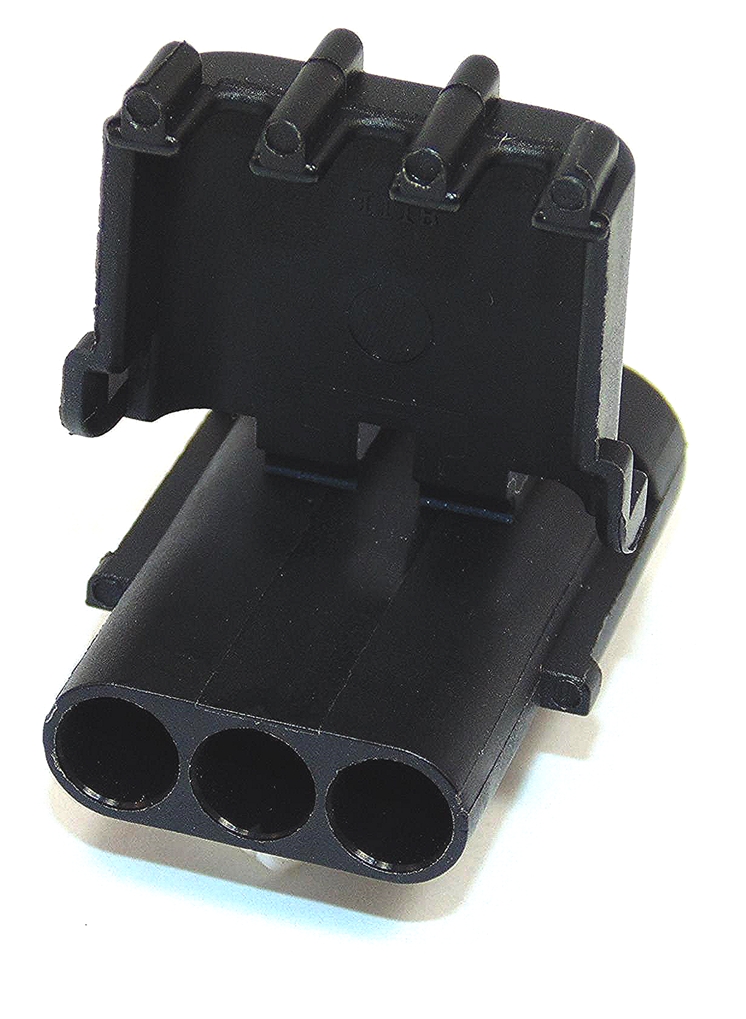 3 Way Delphi Weather-Pack Male Black - automotiveconnectors.com
