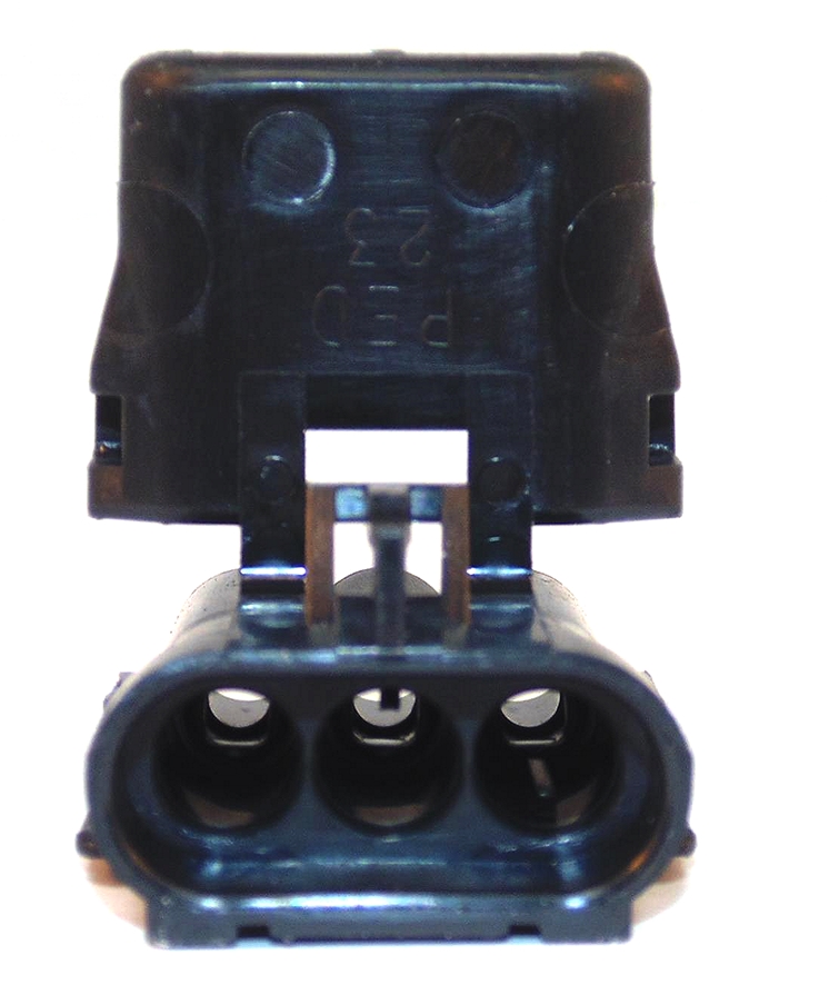 3 Way Delphi Weather-Pack Connector Male Black - automotiveconnectors.com