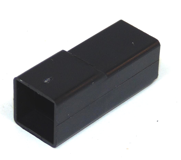 1 Way Male Tab Housing Black - automotiveconnectors.com
