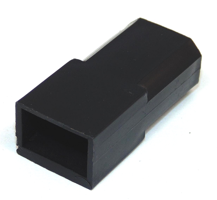 1 Way Tab Housing Black Female - automotiveconnectors.com