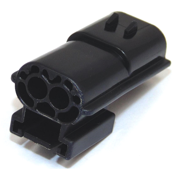 2 Way TE Connectivity Econoseal III 070 Black Male ...