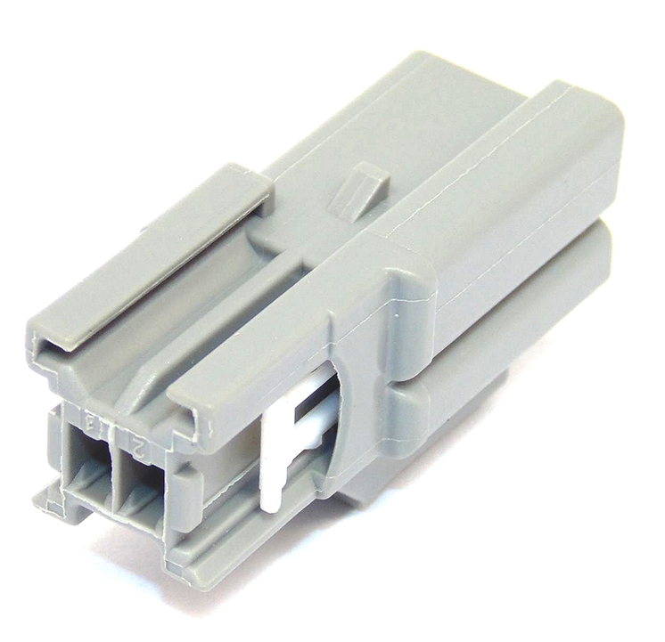 2 Way YAZAKI YES Kaizen Connector 1.5mm(060) Male Light Grey - automotiveconnectors.com