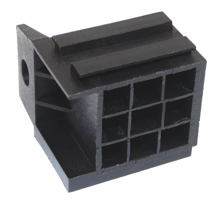 9 Way Hella Relay Base Black - automotiveconnectors.com