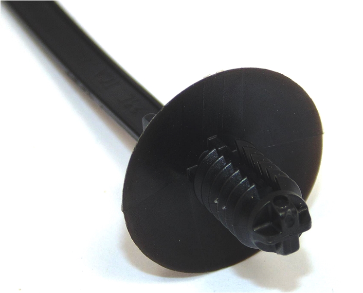 HellermannTyton Black Hole Fixing Cable Tie - automotiveconnectors.com