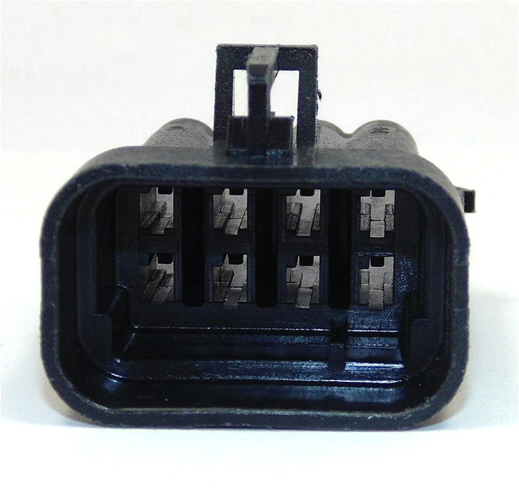 8 Way Delphi Metri-Pack 150 Connector Male Black - automotiveconnectors.com