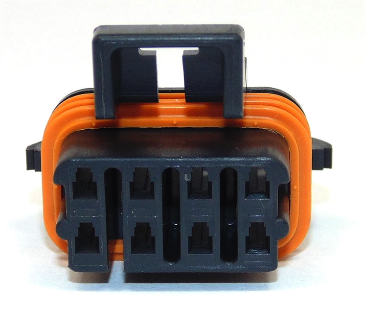 8 Way Delphi Metri-Pack 150 Sealed Female Black - automotiveconnectors.com