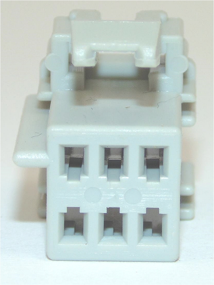 6 Way Delphi Metri-Pack 150 Female Light Grey - automotiveconnectors.com