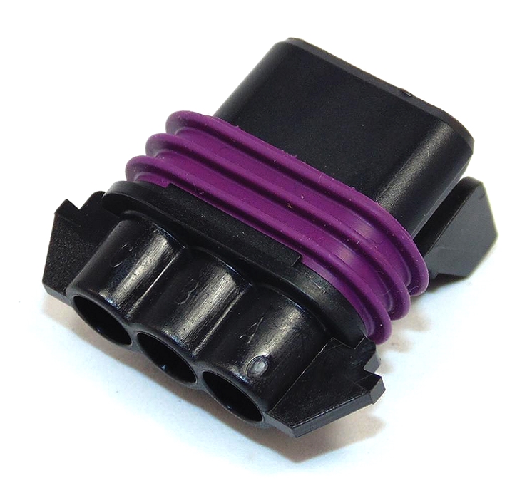 3 Way Delphi Metri-Pack 150 Sealed Female Black - automotiveconnectors.com