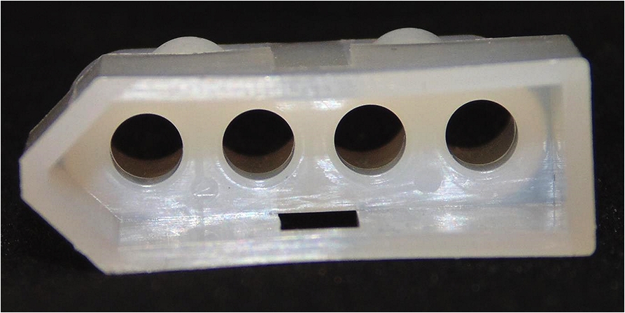 Molex 4 Way Male 1490 Natural 2.36mm - automotiveconnectors.com