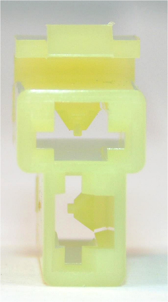 TE Connectivity 2 Way FASTIN-FASTON 250 Female Natural - automotiveconnectors.com