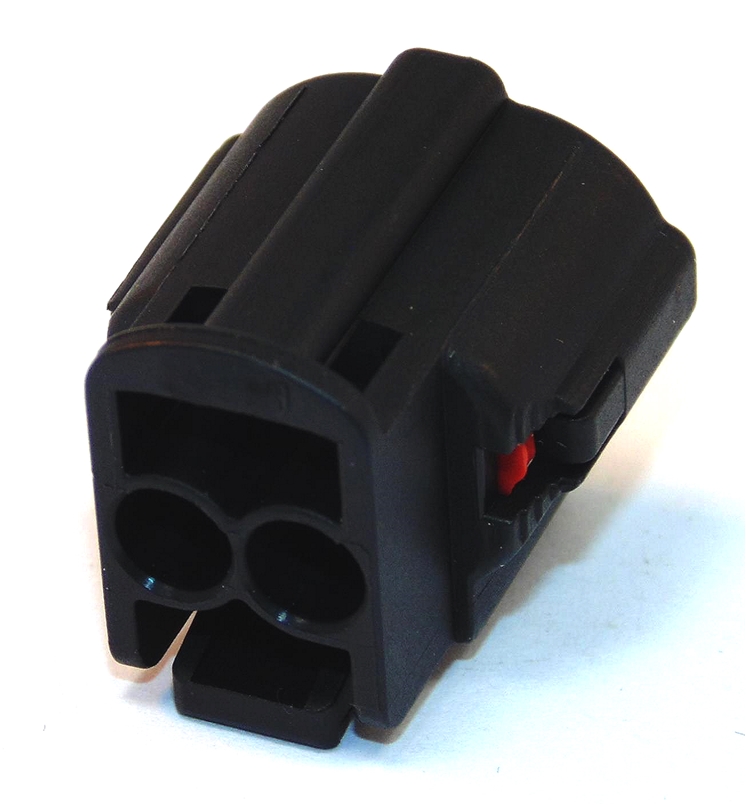 2 Way Yazaki 2.3II(090II) Black Female - automotiveconnectors.com