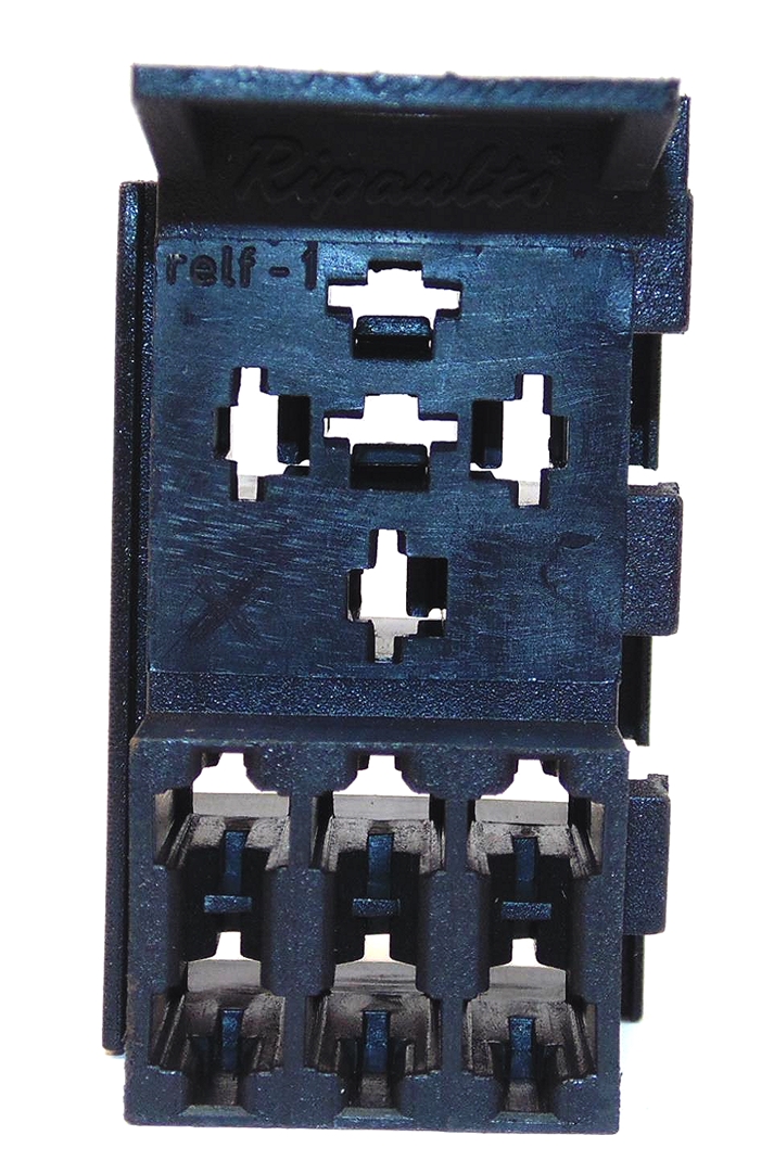 11 Way Ripca Black Mini Relay Holder +3 Standard Blade Fuses ...