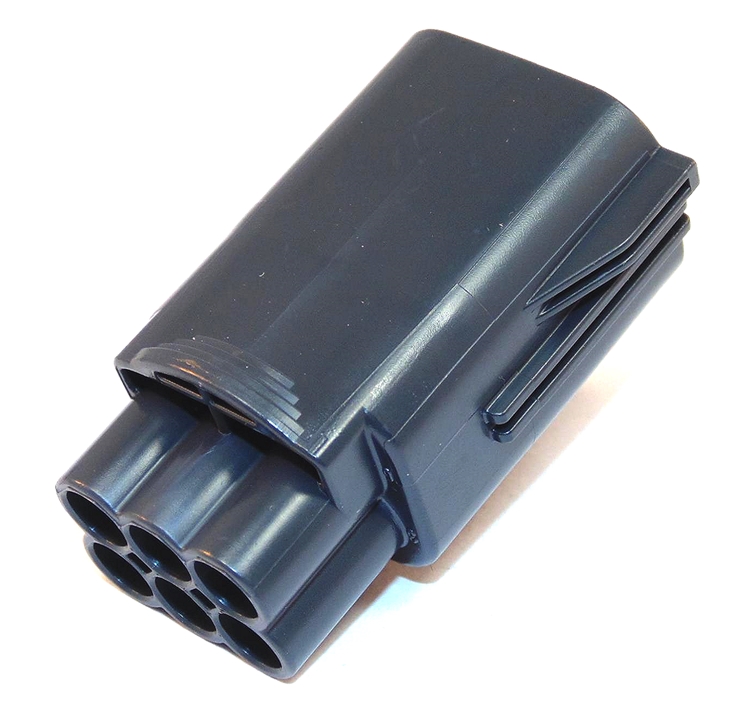 6 Way Yazaki YES/YESC Kaizen Male 2.8mm(110) Dark Grey - automotiveconnectors.com