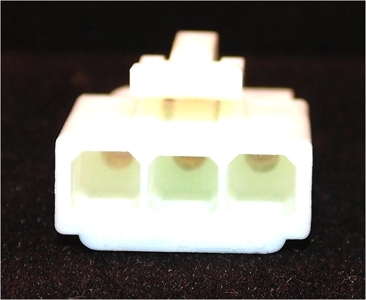 3 Way JST EL Connector Female White - automotiveconnectors.com