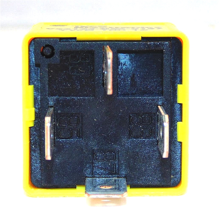 TE Connectivity 4 Way Relay 12V Yellow - automotiveconnectors.com