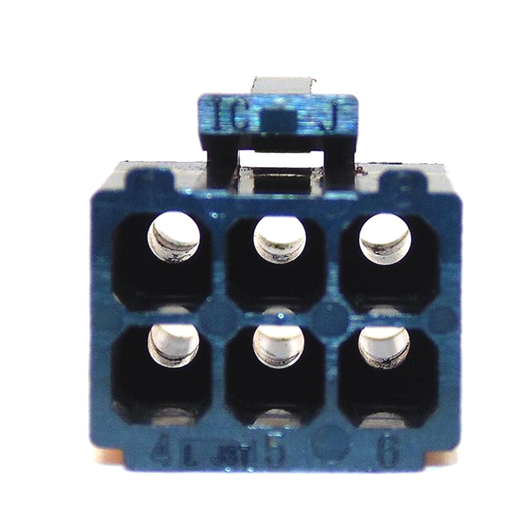 6 Way JST EL Connector Female Black - automotiveconnectors.com