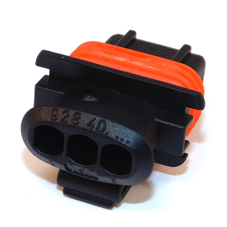 3 Way Bosch Kompakt 1 2.8mm Female Black Code 1 - automotiveconnectors.com