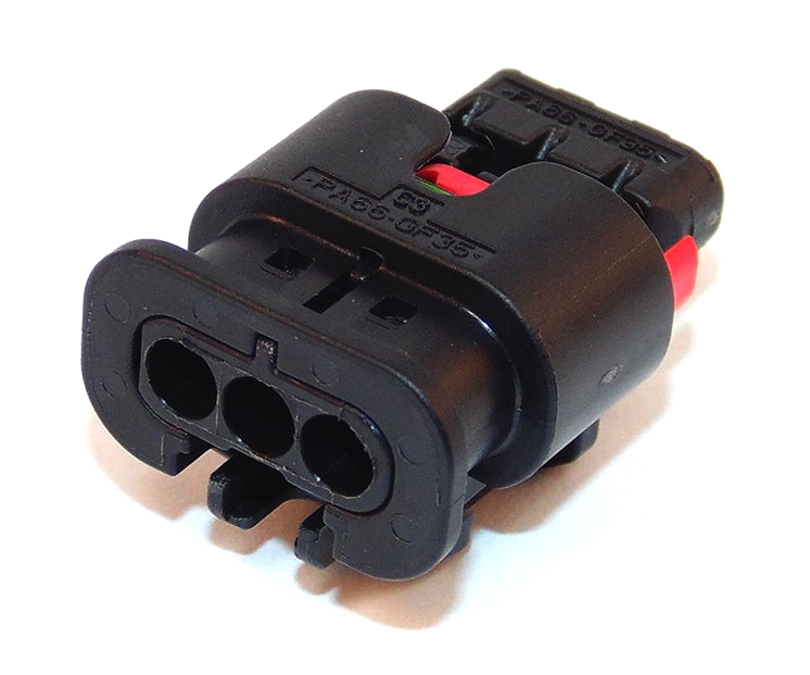 3 Way TE Connectivity MCON Female 1.2mm(.047) Black Code A ...