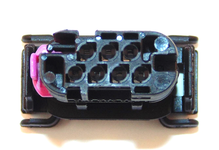 7 Way Bosch LWS Female 0.6mm Black Code 0 - automotiveconnectors.com