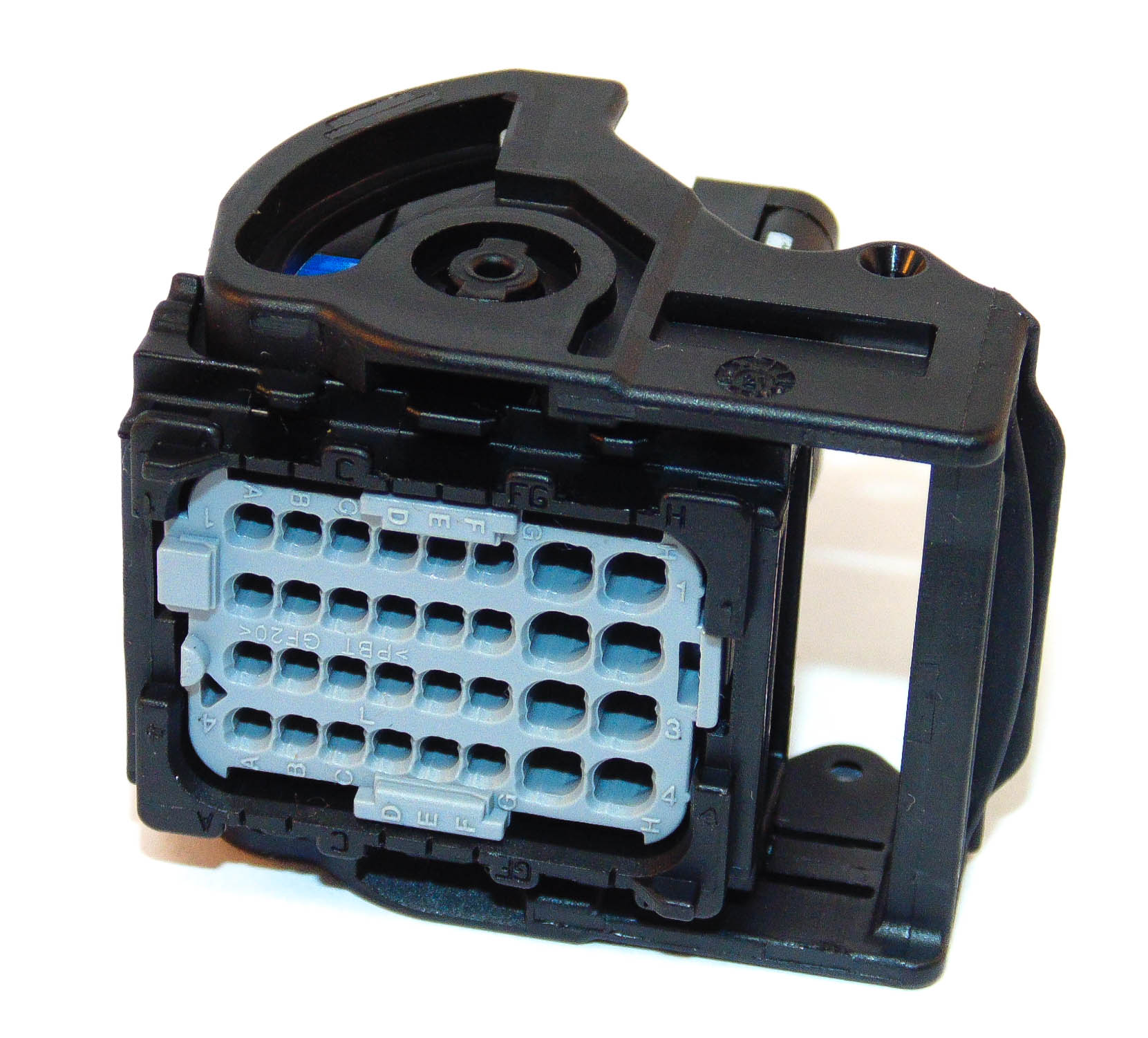 32 Way Molex CMC 0.635/1.5mm Female Right Wire Output Black Coding - automotiveconnectors.com