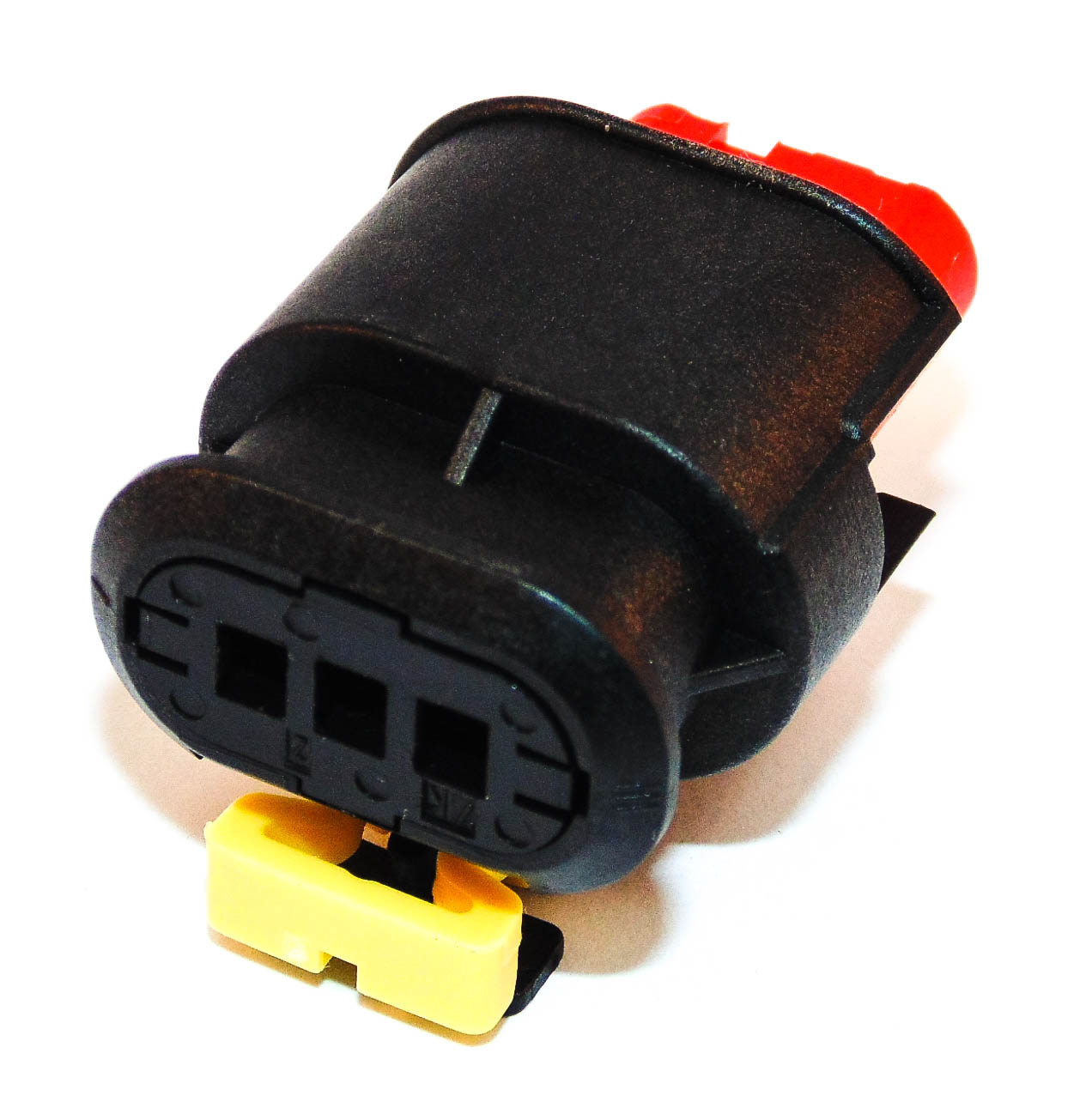 3 Way TE Connectivity AMP MCP 1.5K Female Black - automotiveconnectors.com