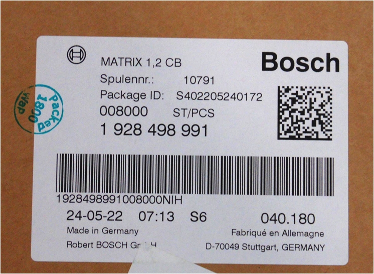 Bosch Matrix 1.2 Series Female 0.35-0.5mm² (Full Reel of 12000pcs ...