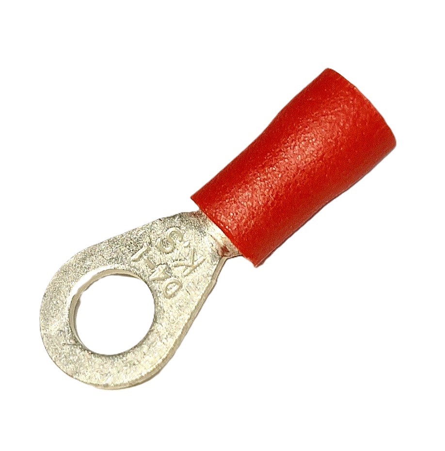 Bosch M4 Insulated Ring Terminal Red 0.5-1.0mm² - automotiveconnectors.com