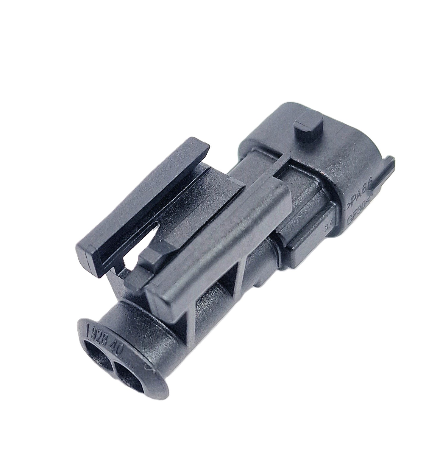 2 Way Bosch Compact Connector Male Black Code 1 - automotiveconnectors.com