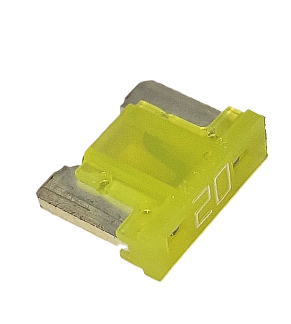 Bosch Low Profile Mini Fuse 20A 58V Yellow - automotiveconnectors.com